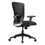 Featherlite Astro Medium Back Mesh Chair with Padded Lumbar Support ...