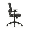 Featherlite Astro Medium Back Mesh Chair with Padded Lumbar Support ...