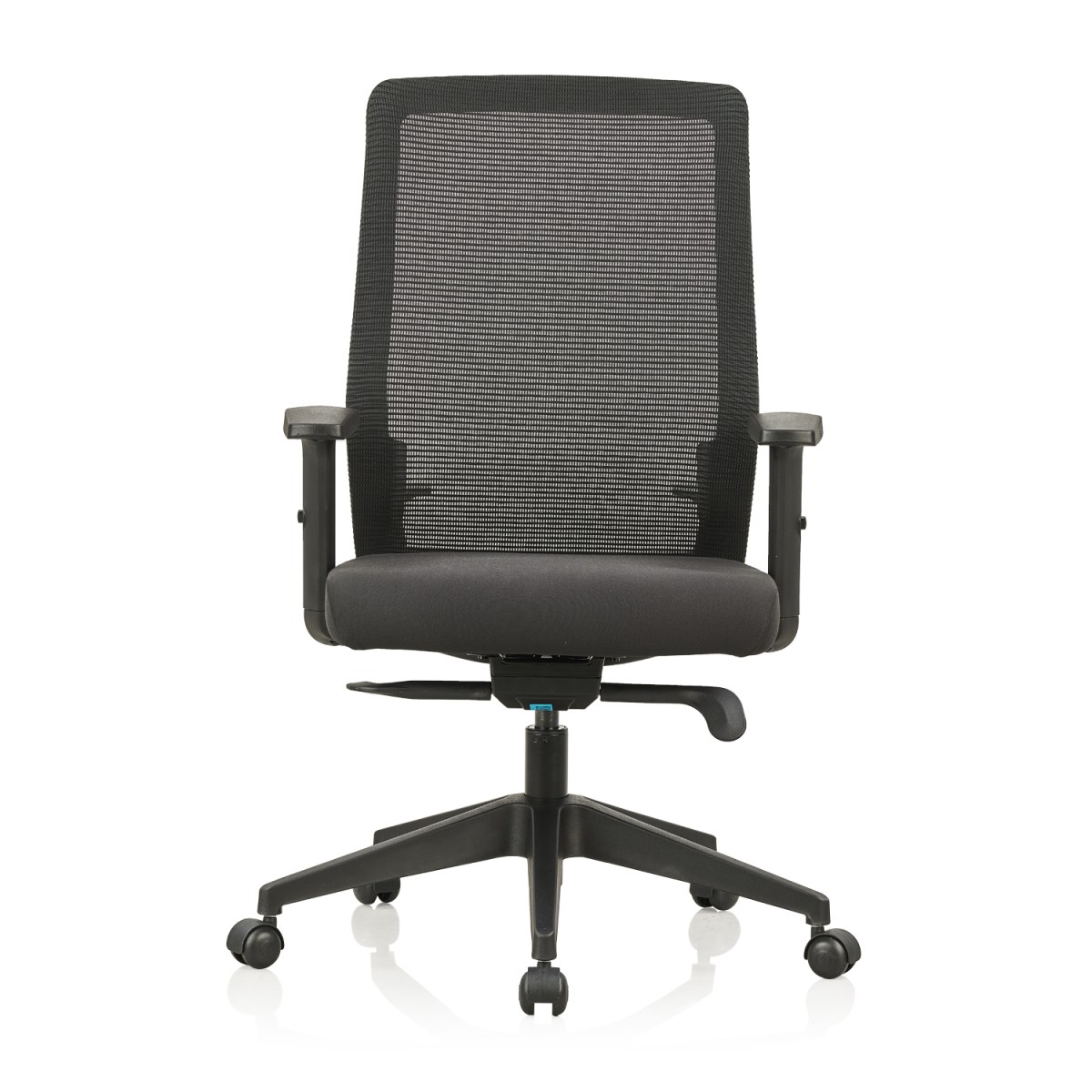 Featherlite Astro Medium Back Mesh Chair with Padded Lumbar Support ...