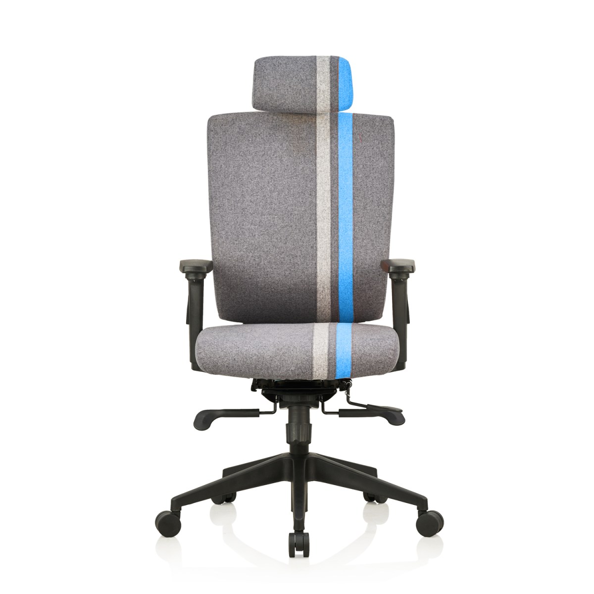 Featherlite Astro High Back Mesh Chair with Padded Lumbar Support ...