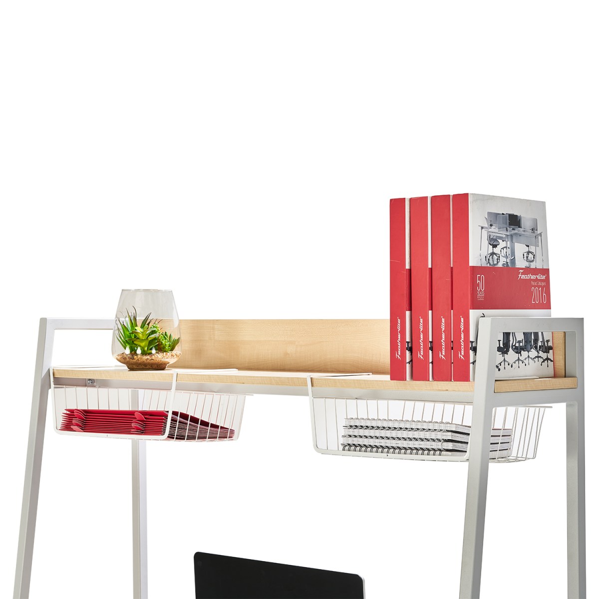 Featherlite Step-Up Computer Table – Featherlite Furniture