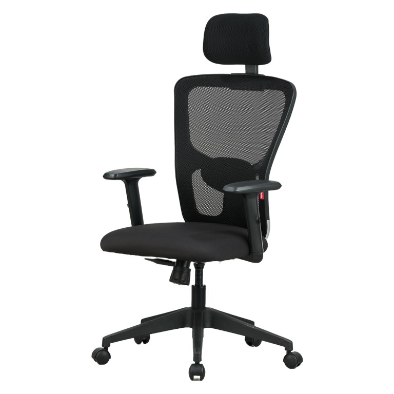 Featherlite Astro High Back Mesh Chair with Padded Lumbar Support ...